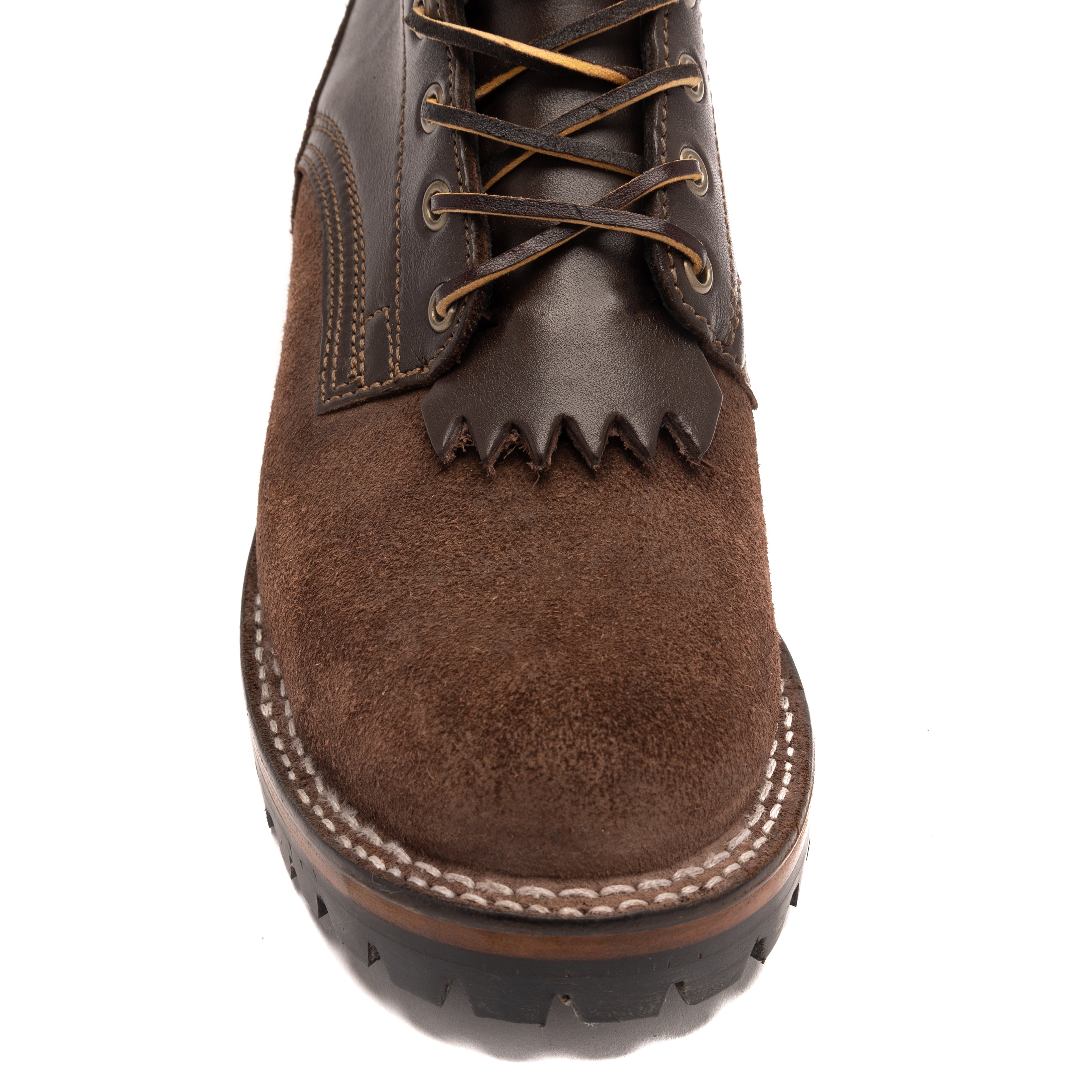 Drew's 10-Inch Logger - Brown Combo | Drew's Boots