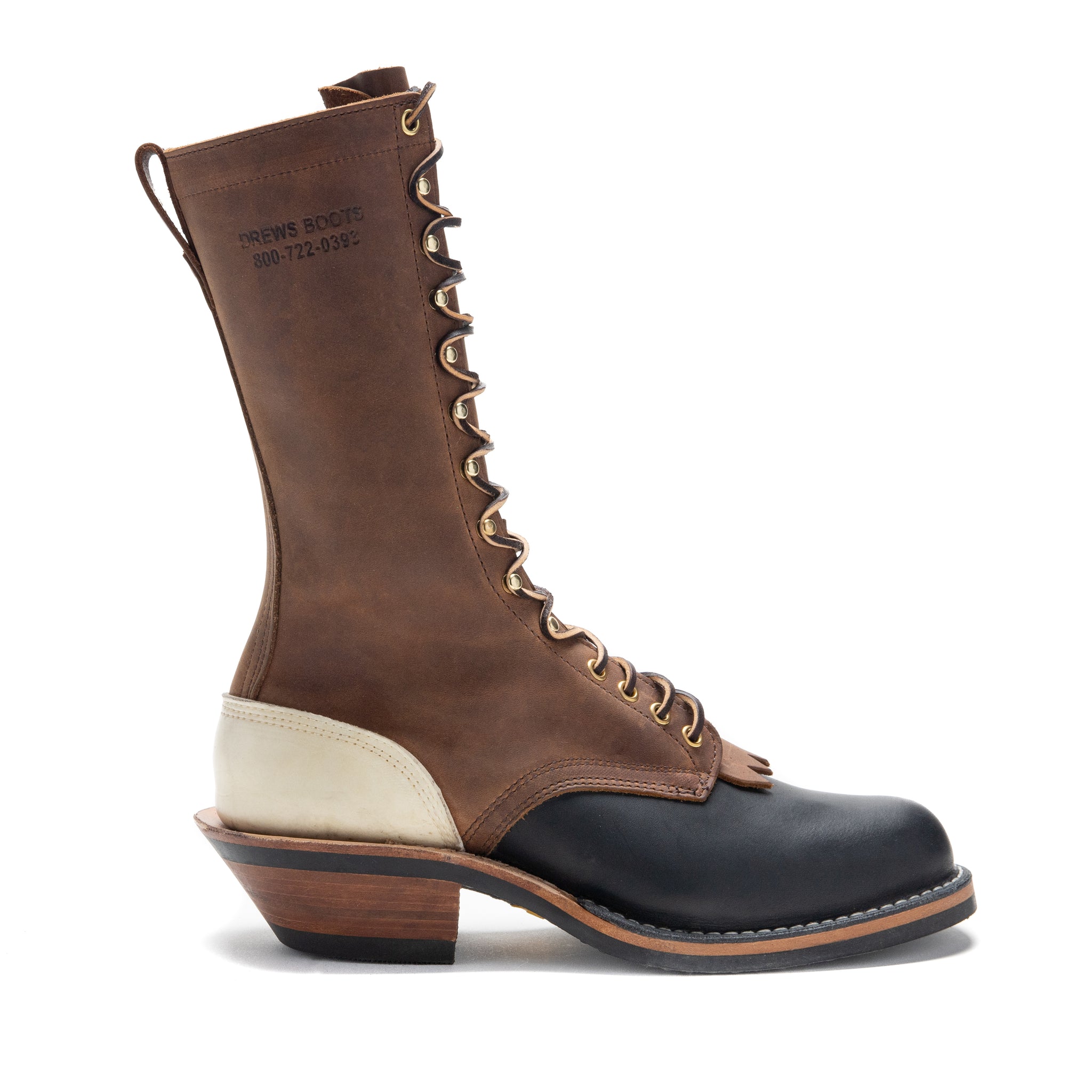 Drew's 12" Buckaroo Packer - #DH1512W | Drew's Boots